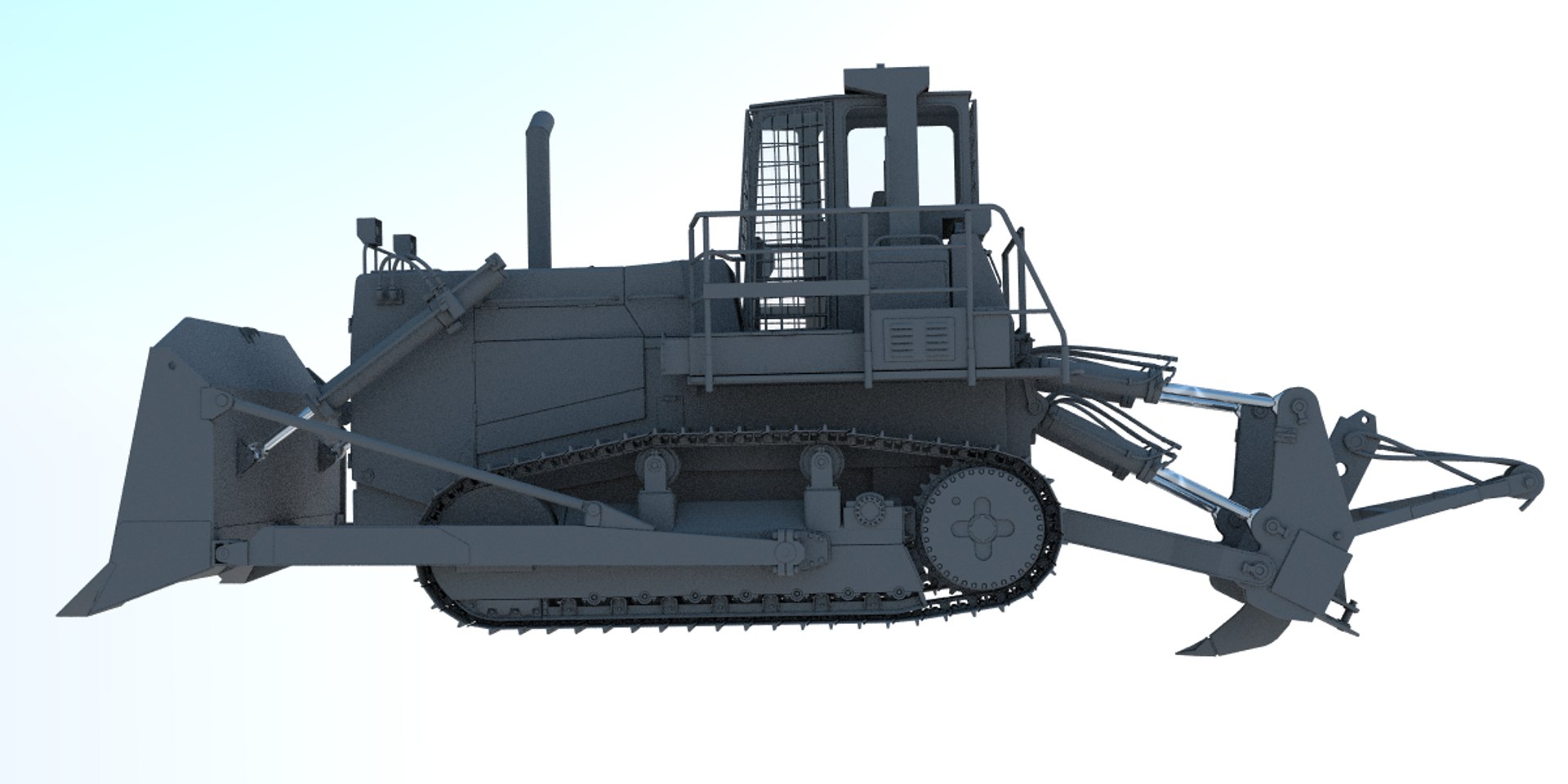 3d Dozer Chetra Model