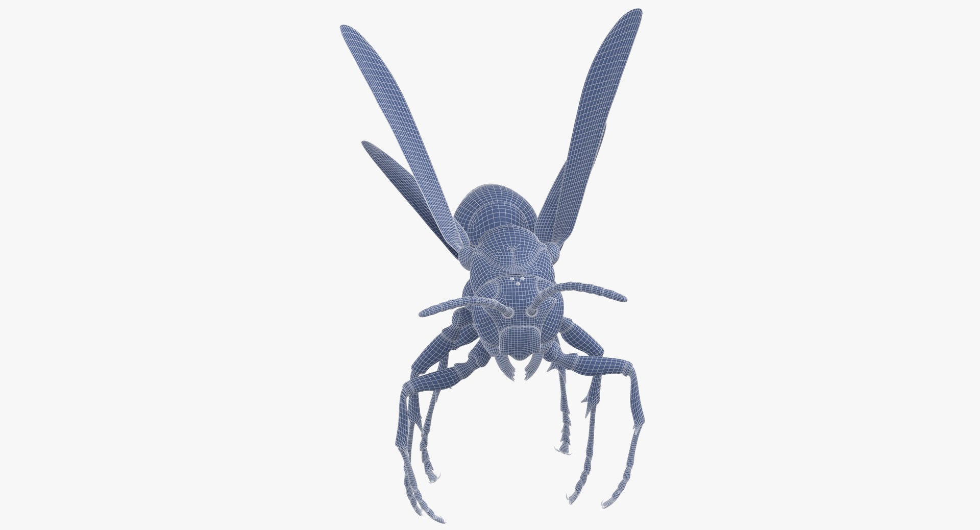 3D Paper Wasp Flying - TurboSquid 1367391