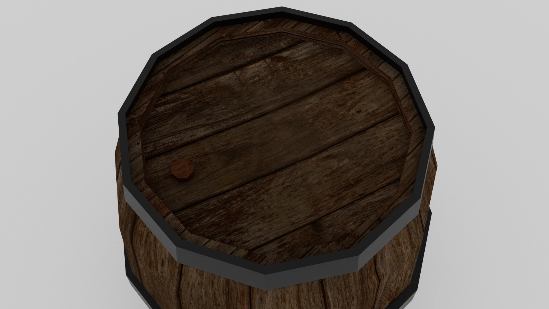 Free 3D Model Low Poly Barrel - TurboSquid 2203682