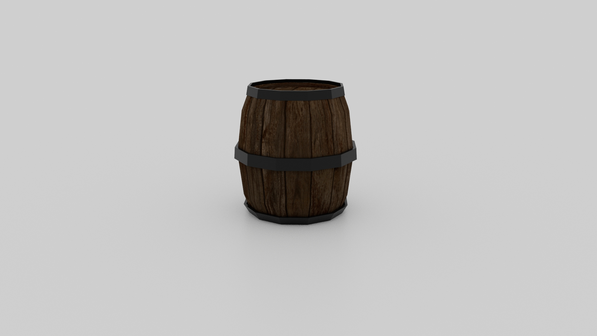 Free 3D Model Low Poly Barrel - TurboSquid 2203682