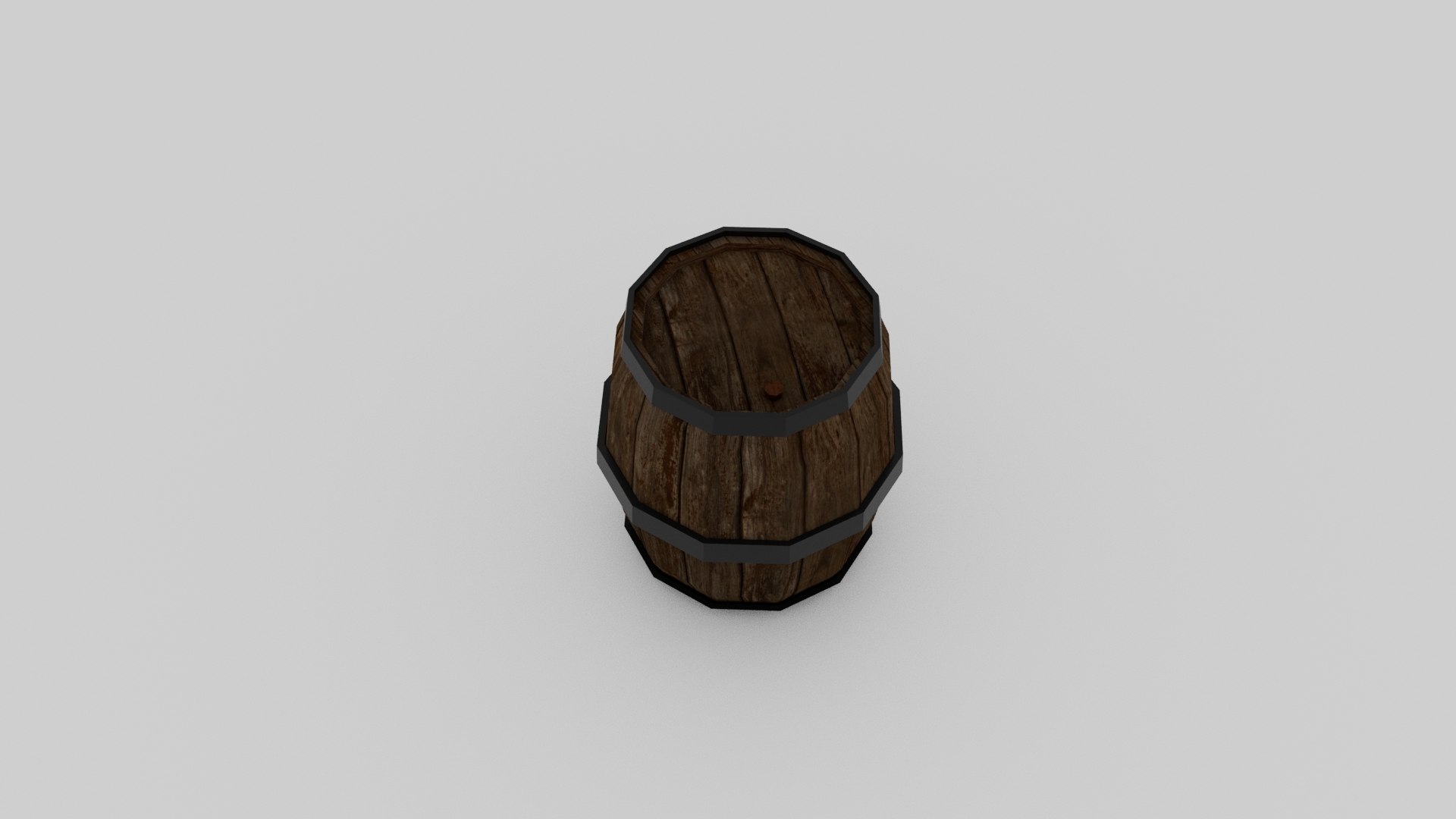 Free 3D Model Low Poly Barrel - TurboSquid 2203682
