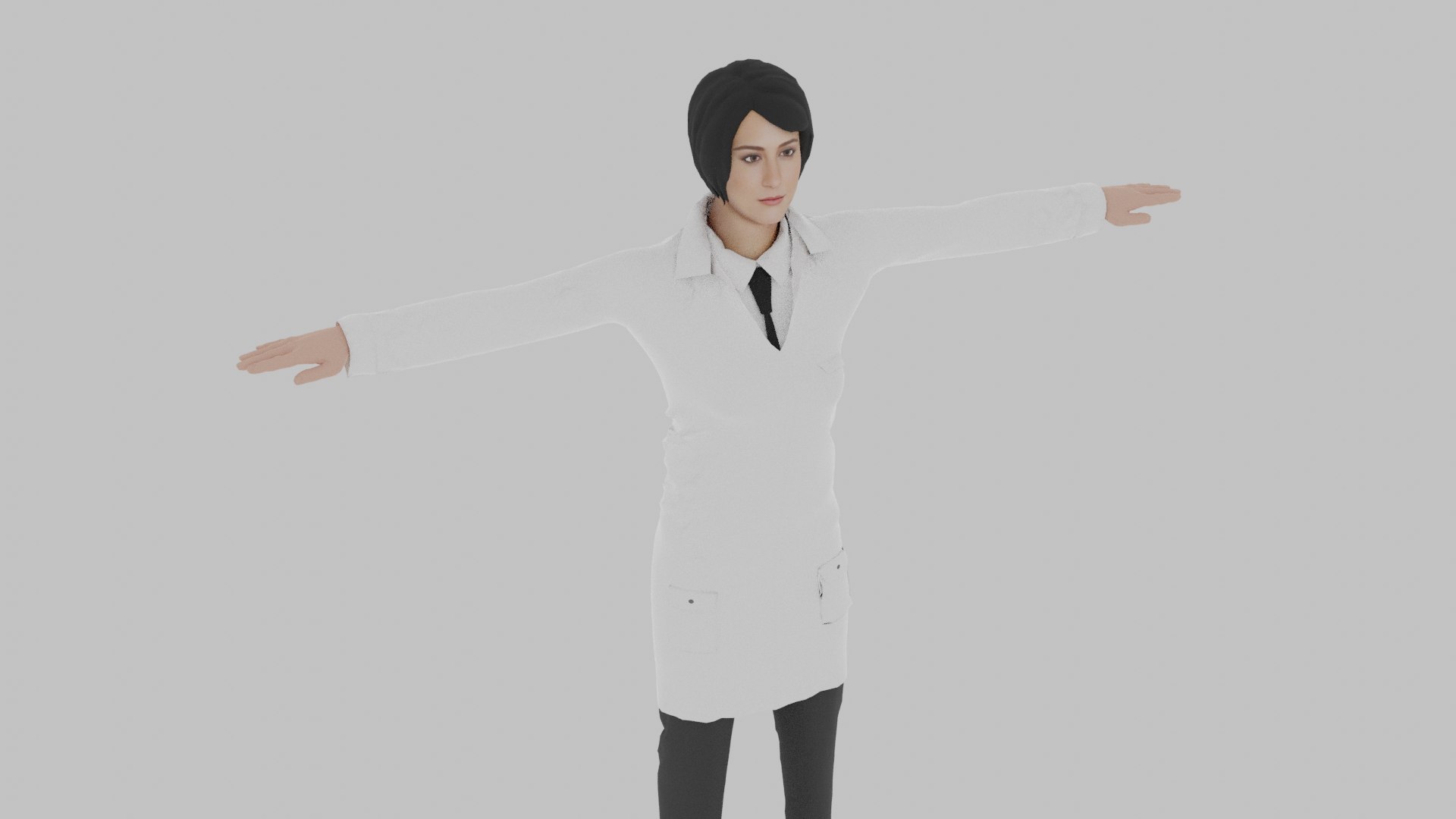 Woman Scientist 3D Model - TurboSquid 2021654