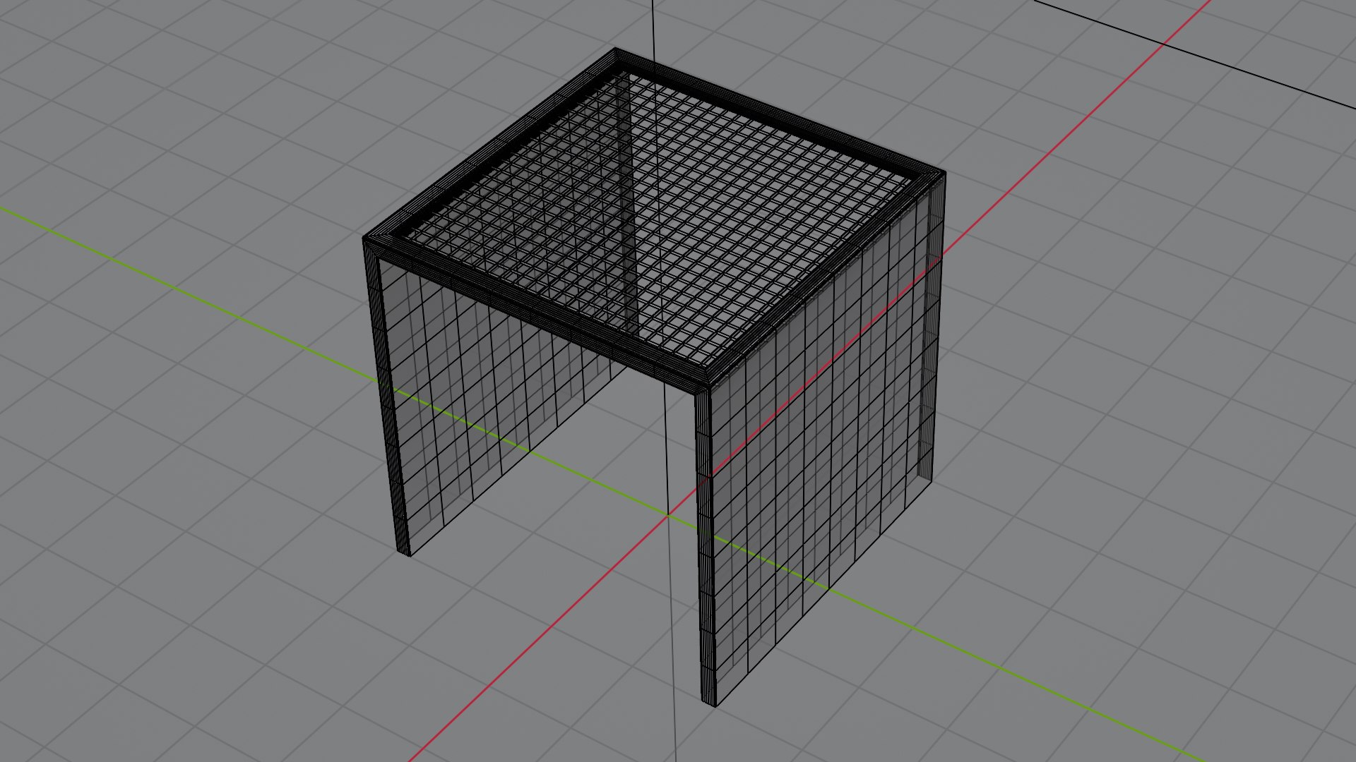 3D Marble Wired Side Table - TurboSquid 2378621
