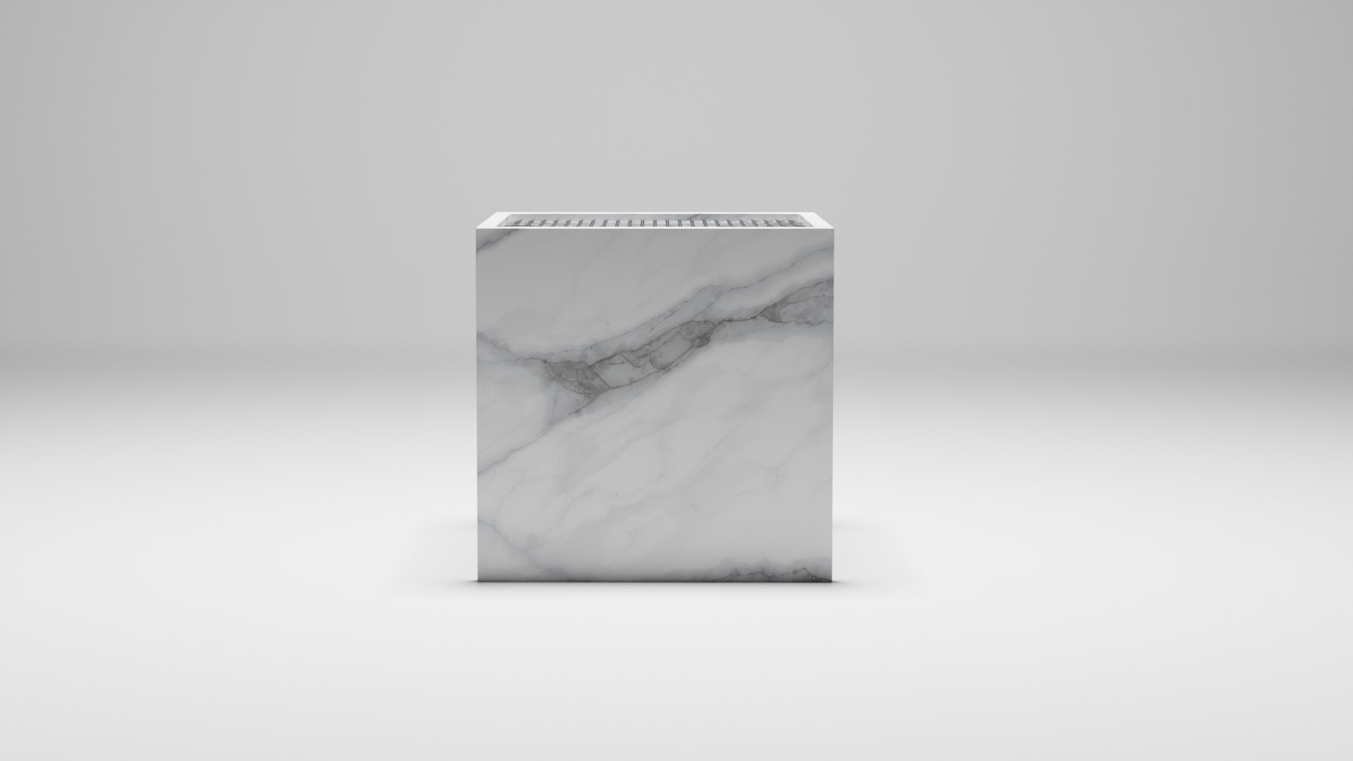 3D Marble Wired Side Table - TurboSquid 2378621