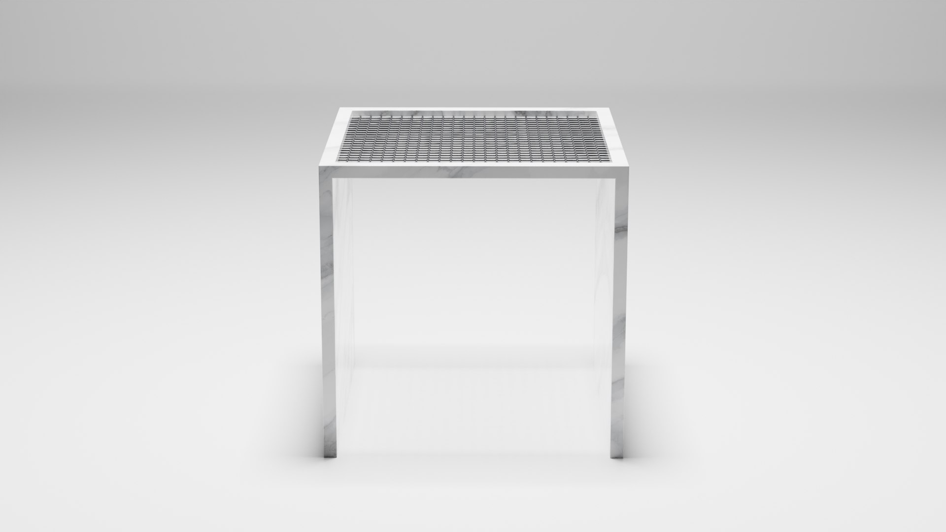 3D Marble Wired Side Table - TurboSquid 2378621