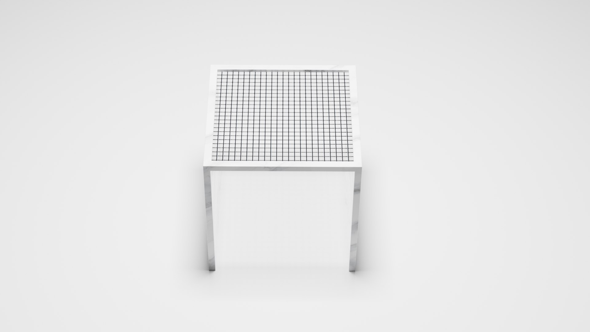 3D Marble Wired Side Table - TurboSquid 2378621