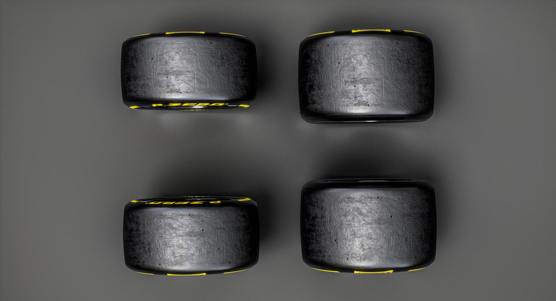 Formula 1 Slick Wheels F1 Season 2023 model - TurboSquid 2107240