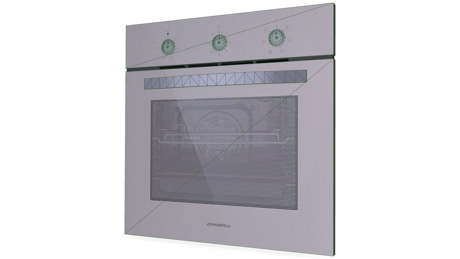 Wall oven MAUNFELD EOEC 586PBG 3D model - TurboSquid 1897954