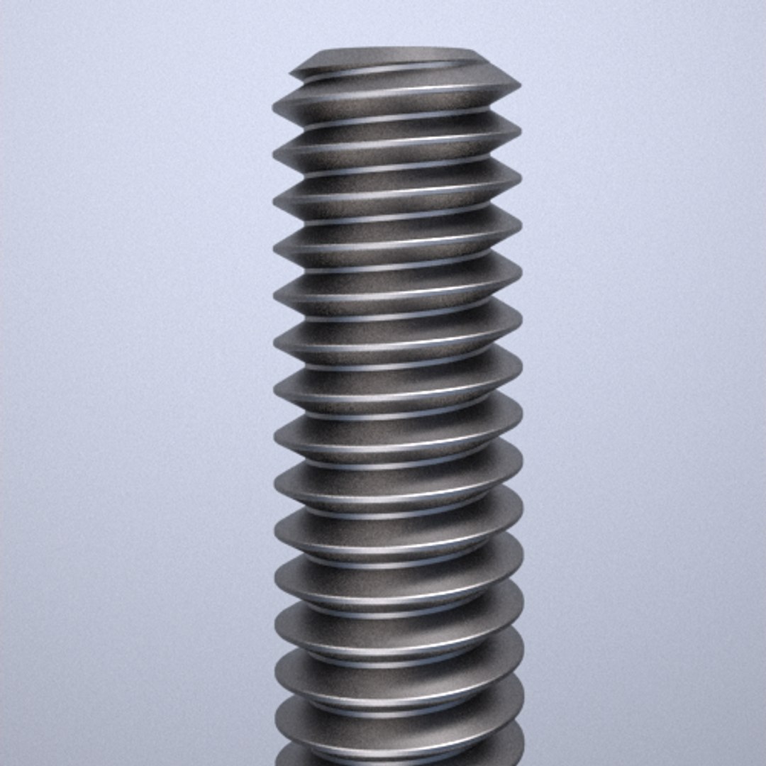 3d Model Precision Socket Cap Fasteners