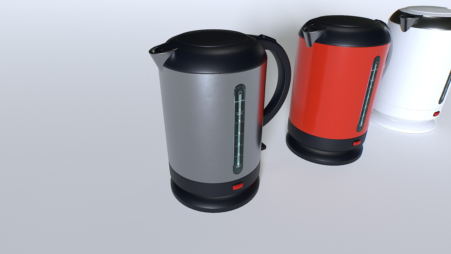 3D Model Kettle Pack 2 - TurboSquid 2370247