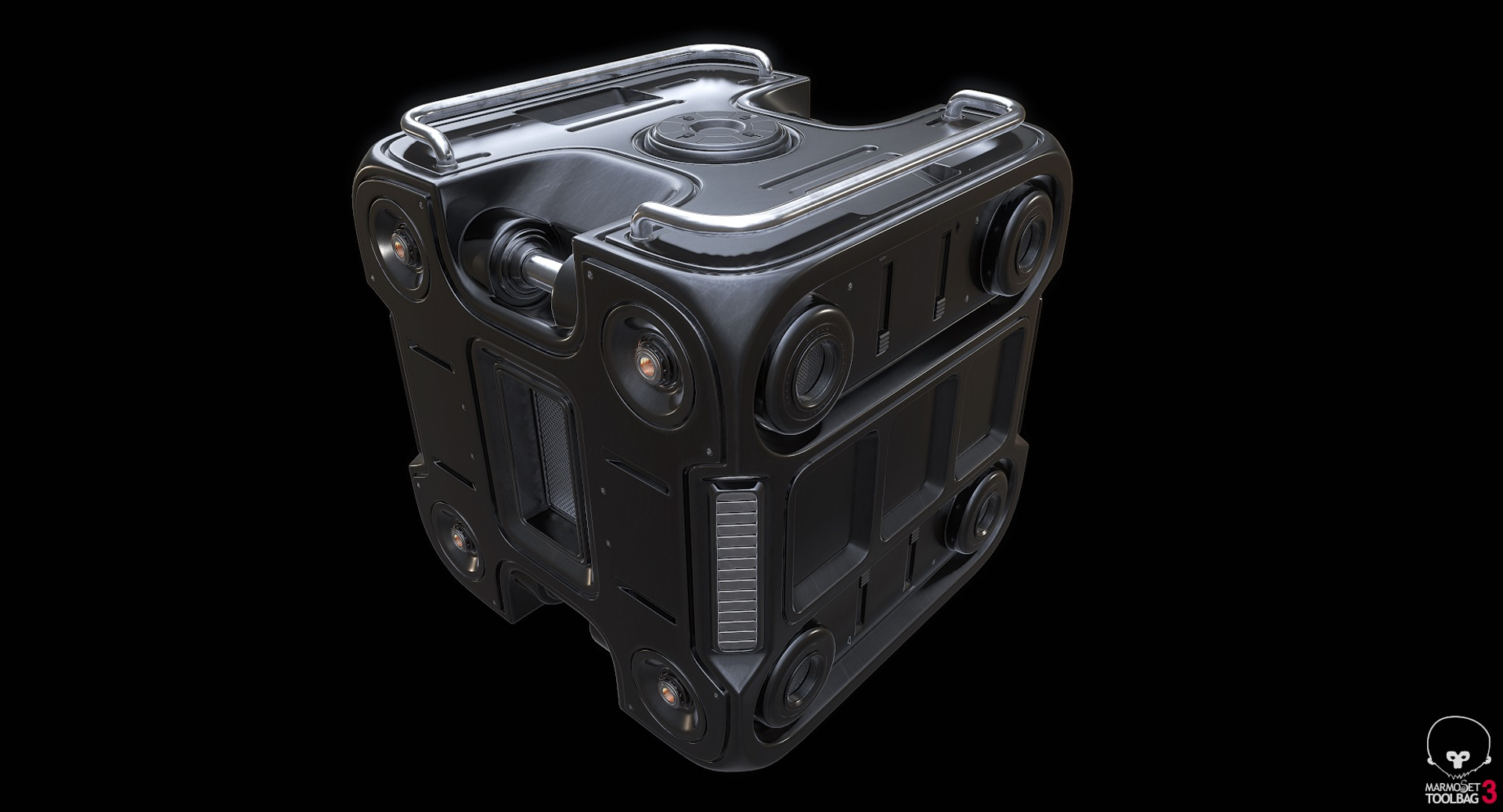 Sci Fi Box 3D Model - TurboSquid 1259780