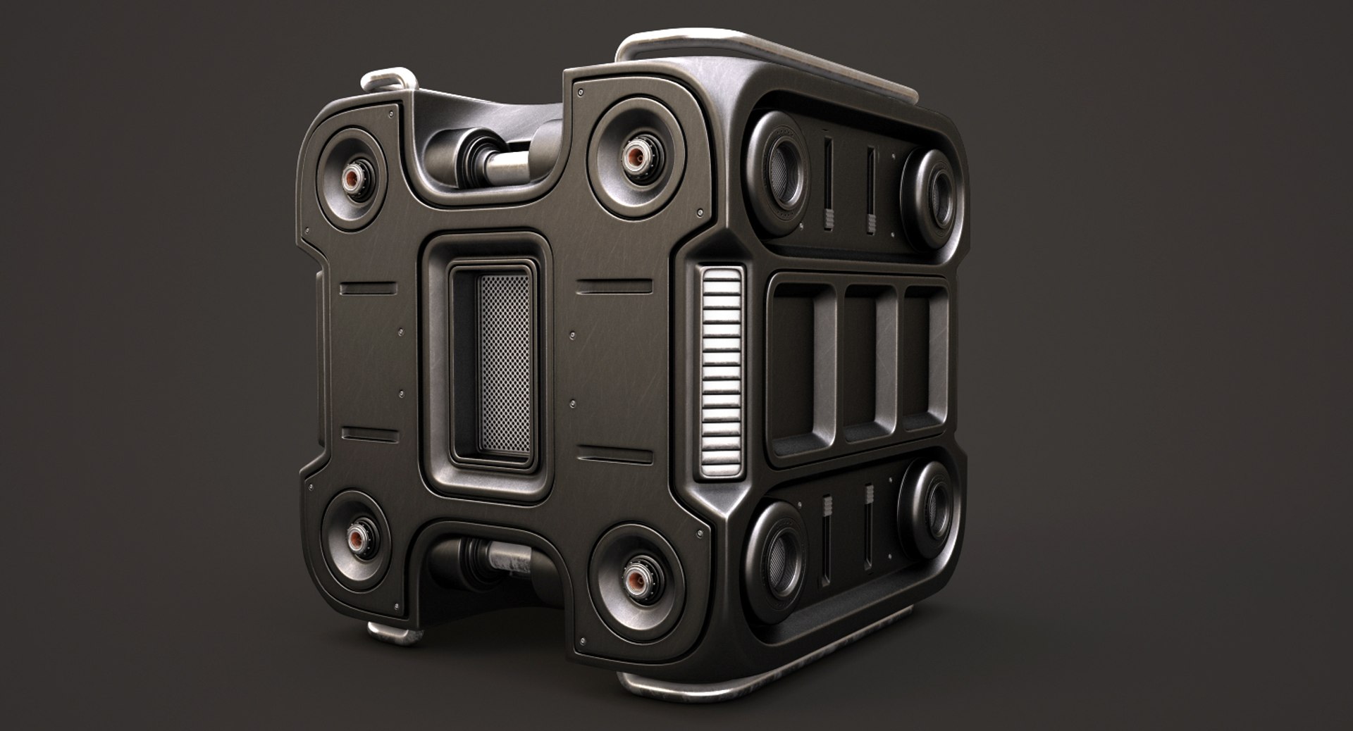 Sci Fi Box 3D Model - TurboSquid 1259780