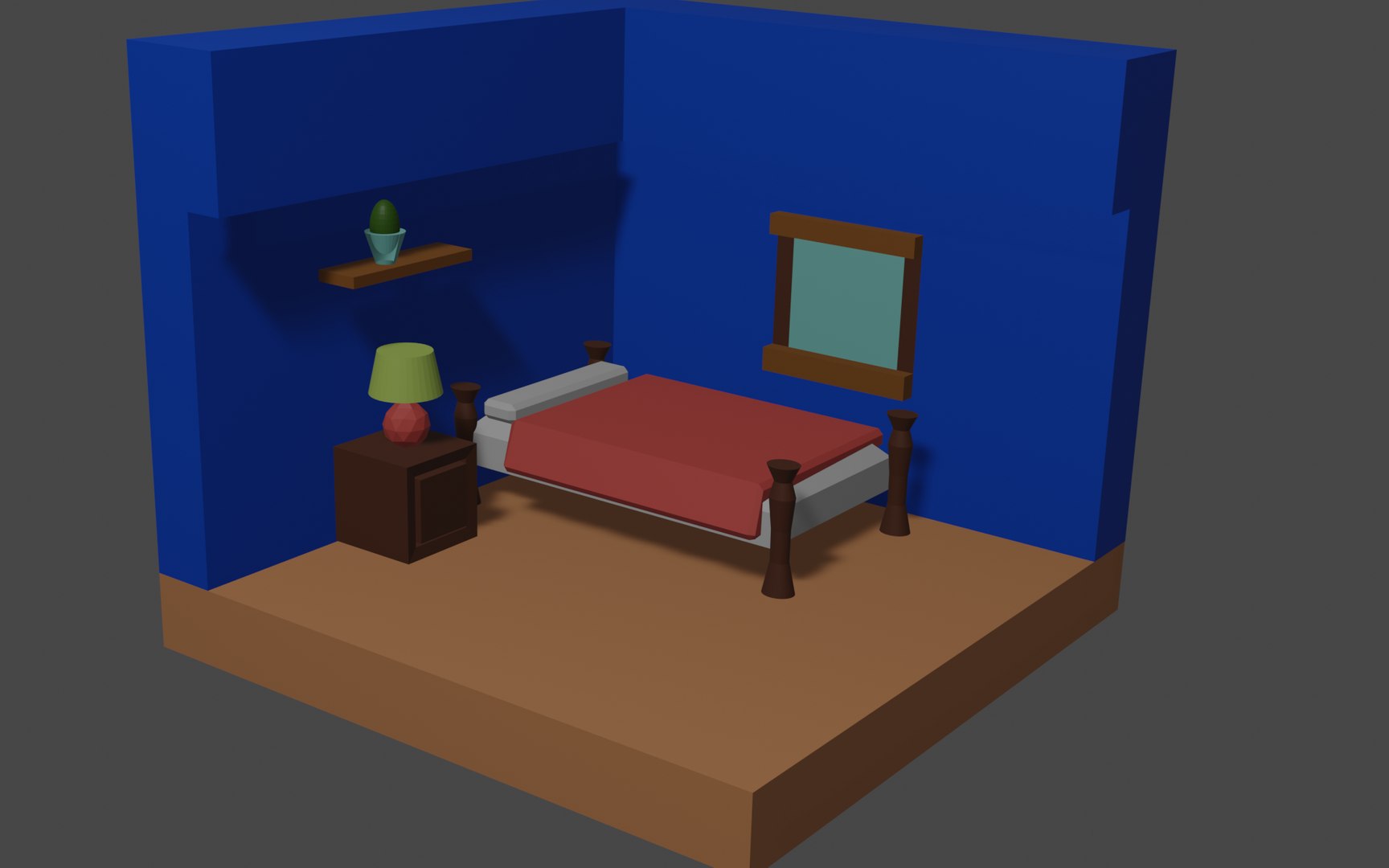 Free 3D Low Polygon Room - TurboSquid 2094739