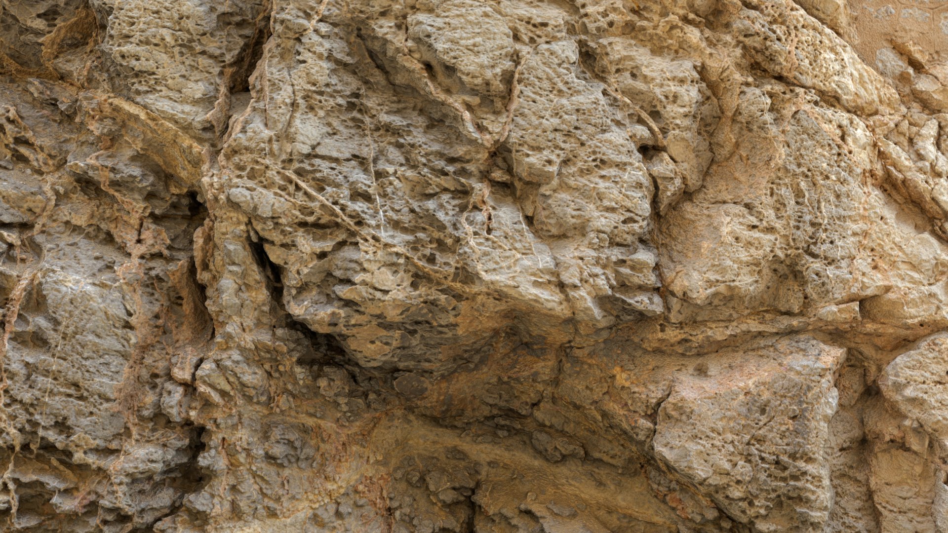 3D Model Scan Natural Cliff Wall Rock - TurboSquid 1698109