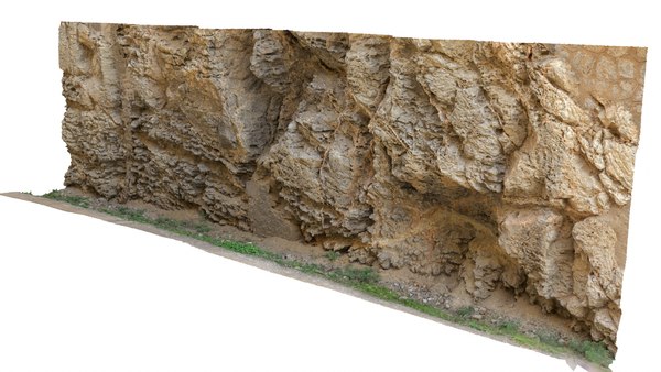 3D model scan natural cliff wall rock - TurboSquid 1698109