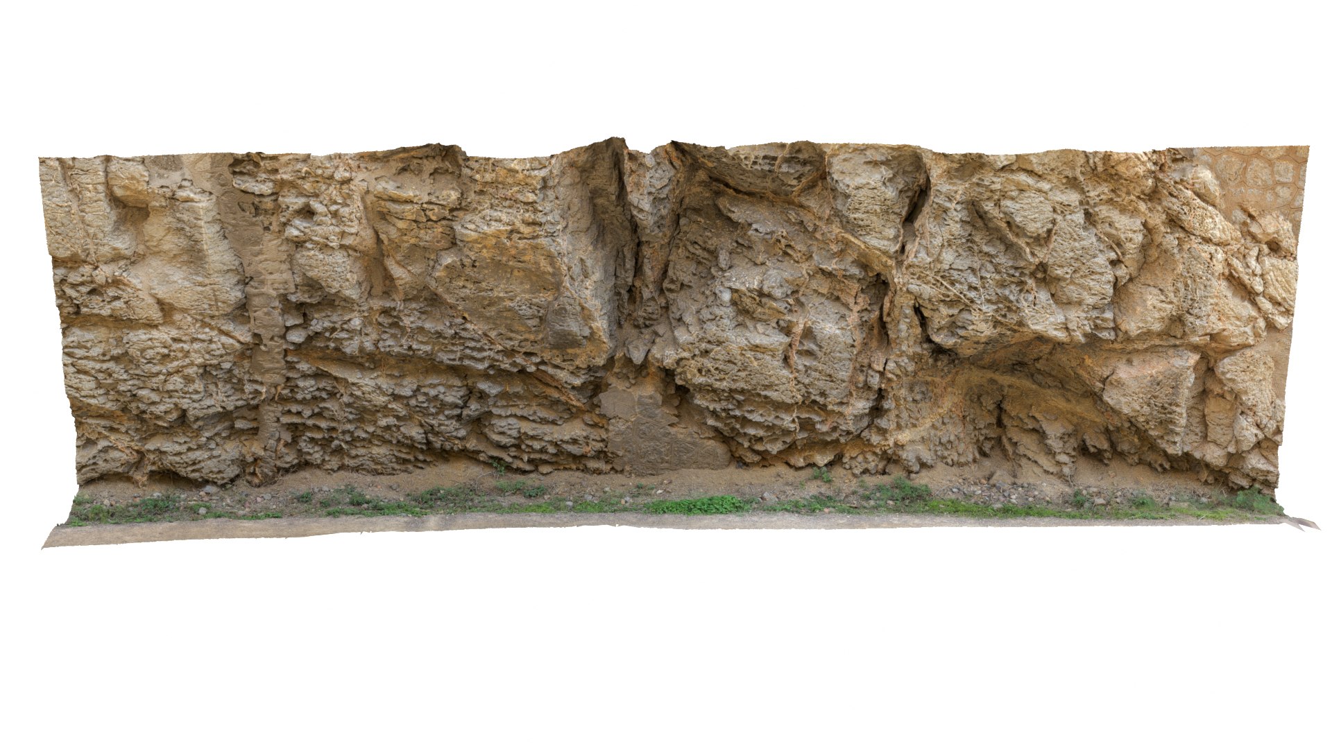 3D Model Scan Natural Cliff Wall Rock - TurboSquid 1698109