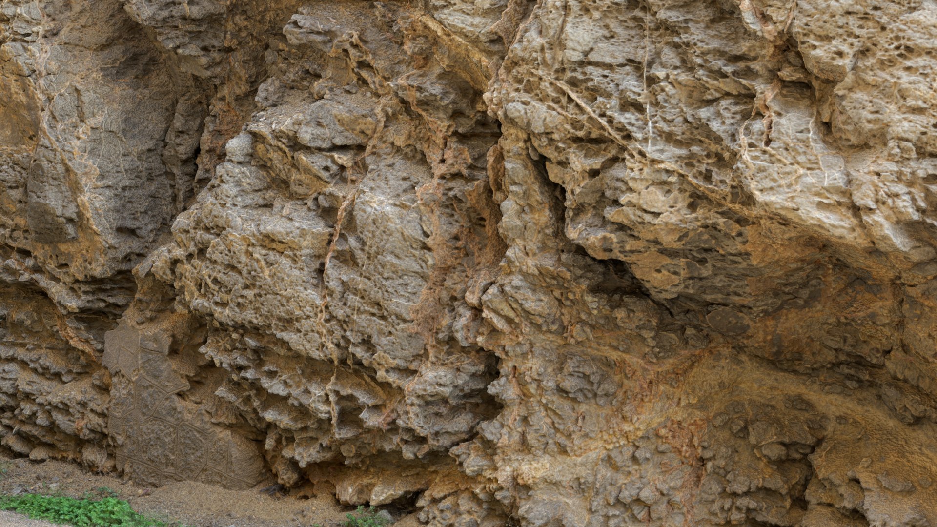 3D Model Scan Natural Cliff Wall Rock - TurboSquid 1698109