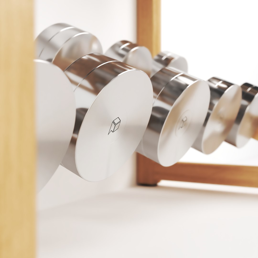 Free Paragon Studio Gym Luxury Horizontal Dumbell Rack 10 Pair 2 Tier ...