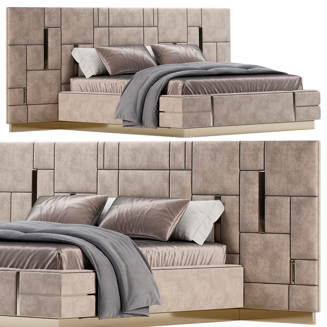 3D Name BELOVED Bed By Visionnaire Model - TurboSquid 1957586