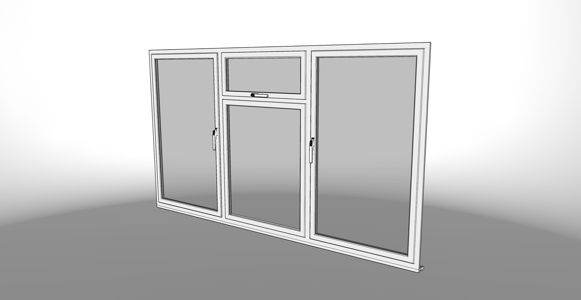 3D Upvc Window - TurboSquid 1484877