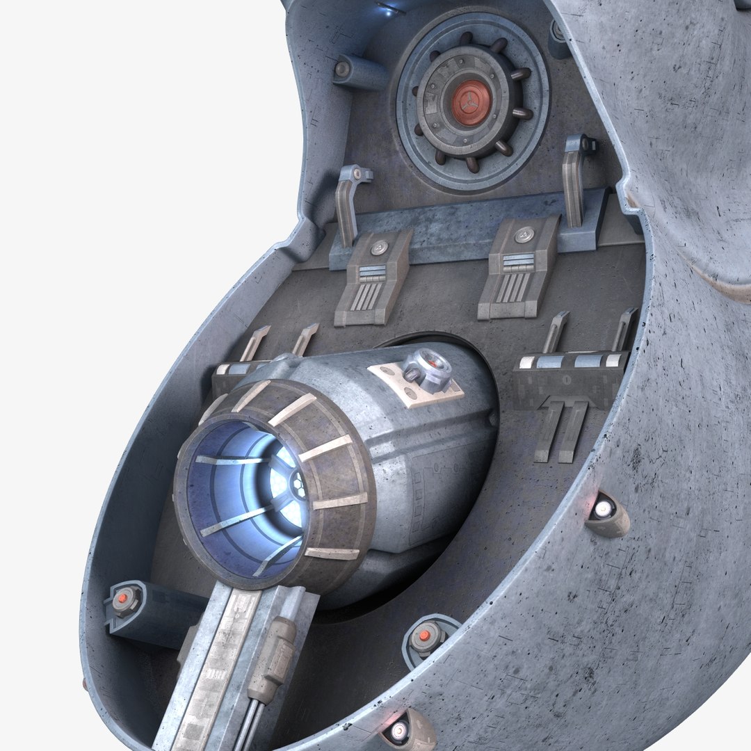 3d alien spaceship nautilus