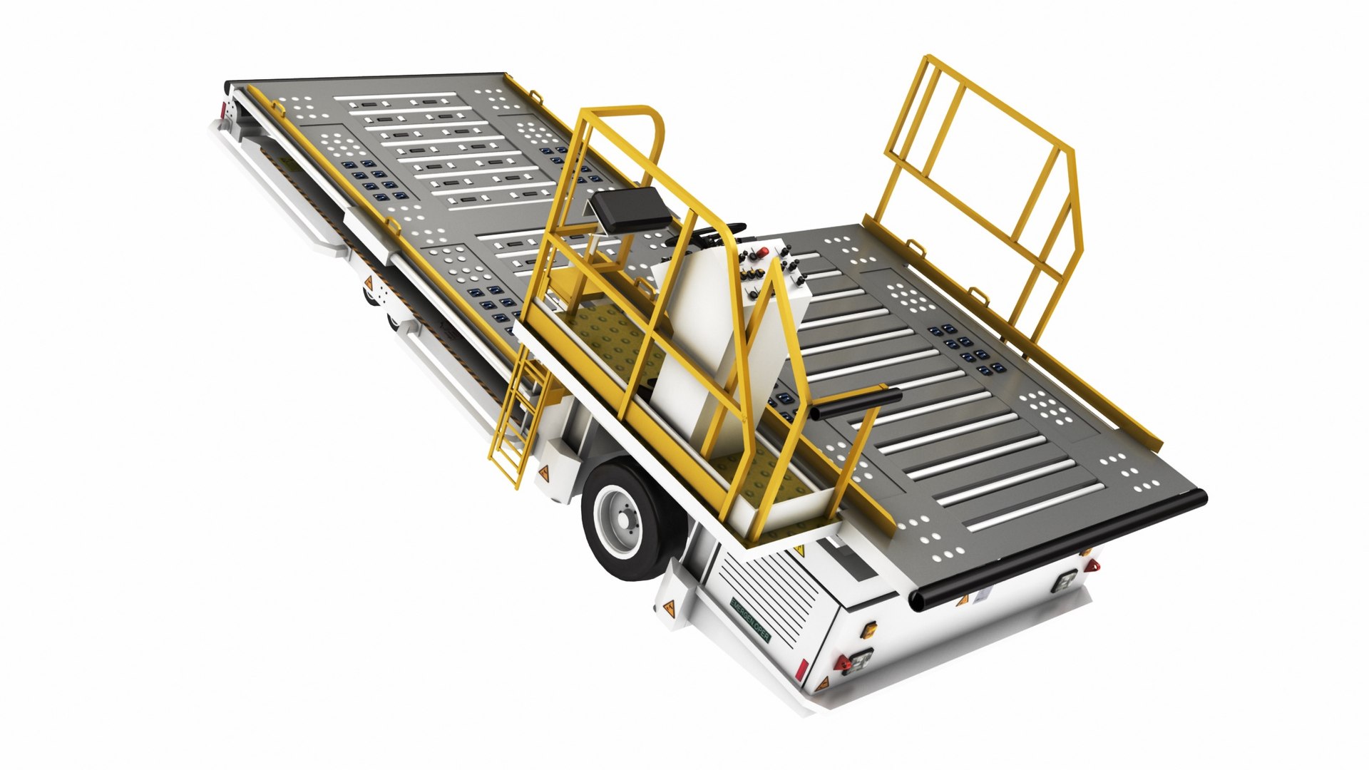 3D Airport Baggage Loader Device Model - TurboSquid 1464193
