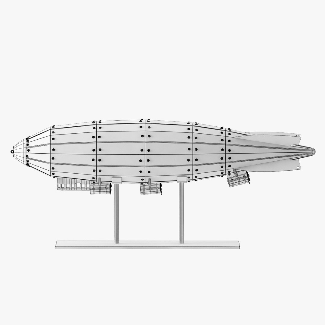 3d Model Of Zeppelin Restoration Hardware