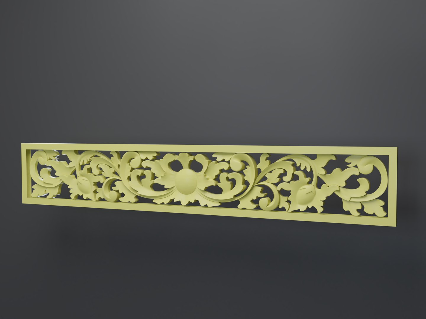 Decorative Carved Wood Base 3D - TurboSquid 1699787