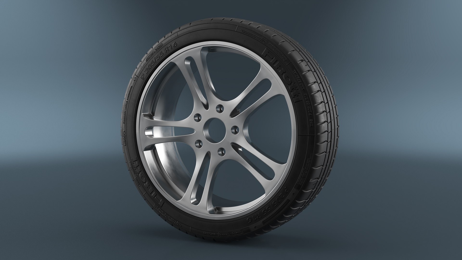 3D Cast Aluminum Wheel Rim For Passenger Car Model - TurboSquid 2396141