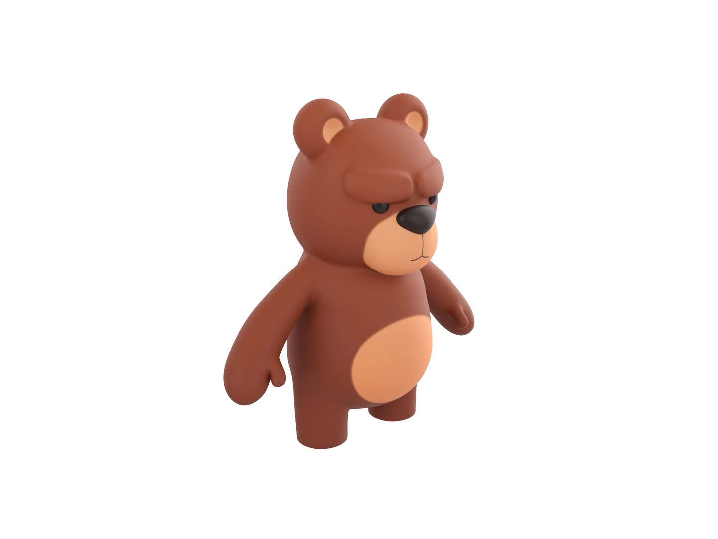 Bear Character 3D Model - TurboSquid 1640202
