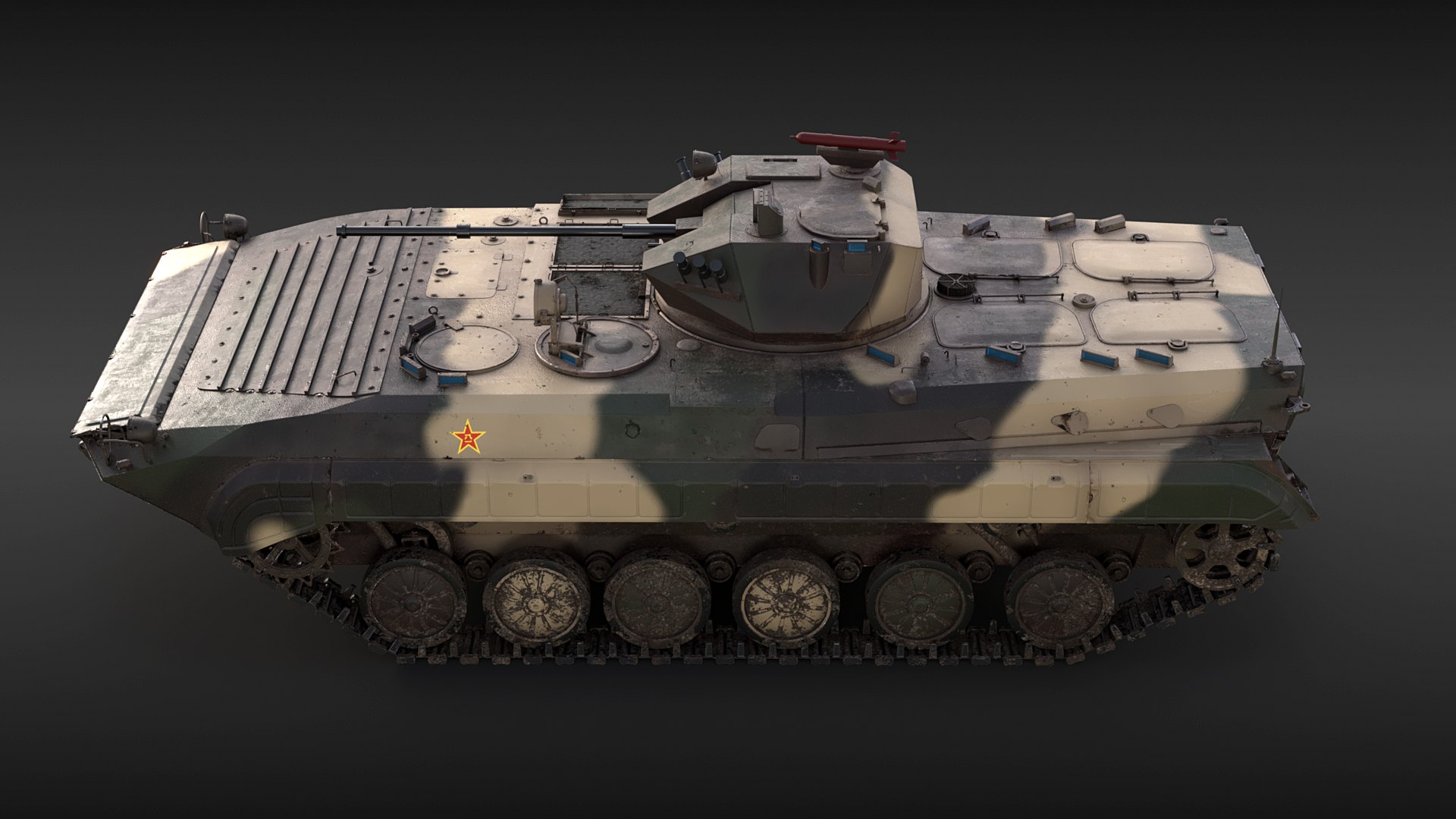 3D Chinese PLA ZBD-86 IFV Camo Dirt - TurboSquid 2134783