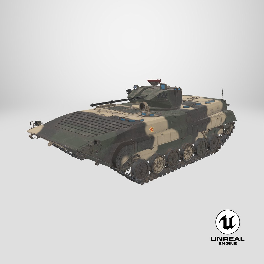 3D Chinese PLA ZBD-86 IFV Camo Dirt - TurboSquid 2134783