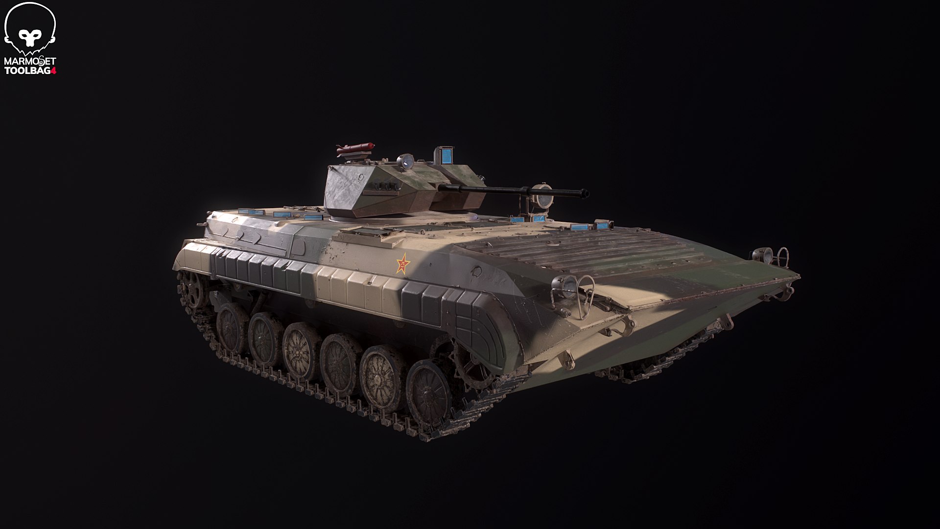 3D Chinese PLA ZBD-86 IFV Camo Dirt - TurboSquid 2134783