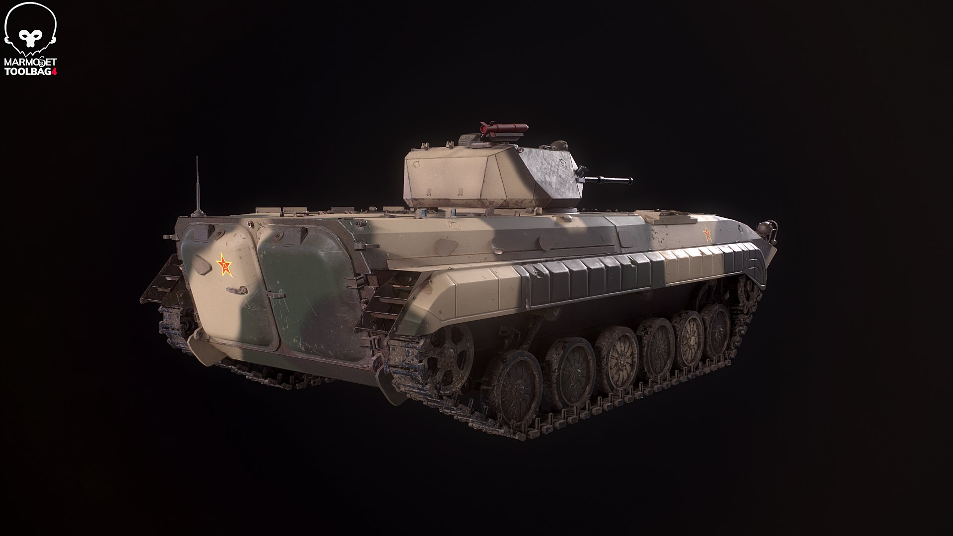 3D Chinese PLA ZBD-86 IFV Camo Dirt - TurboSquid 2134783