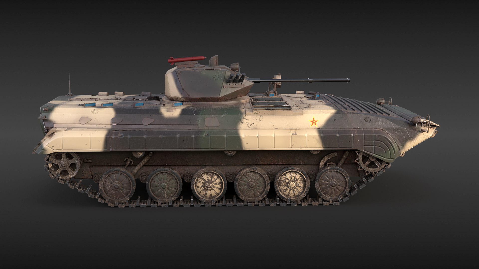 3D Chinese PLA ZBD-86 IFV Camo Dirt - TurboSquid 2134783