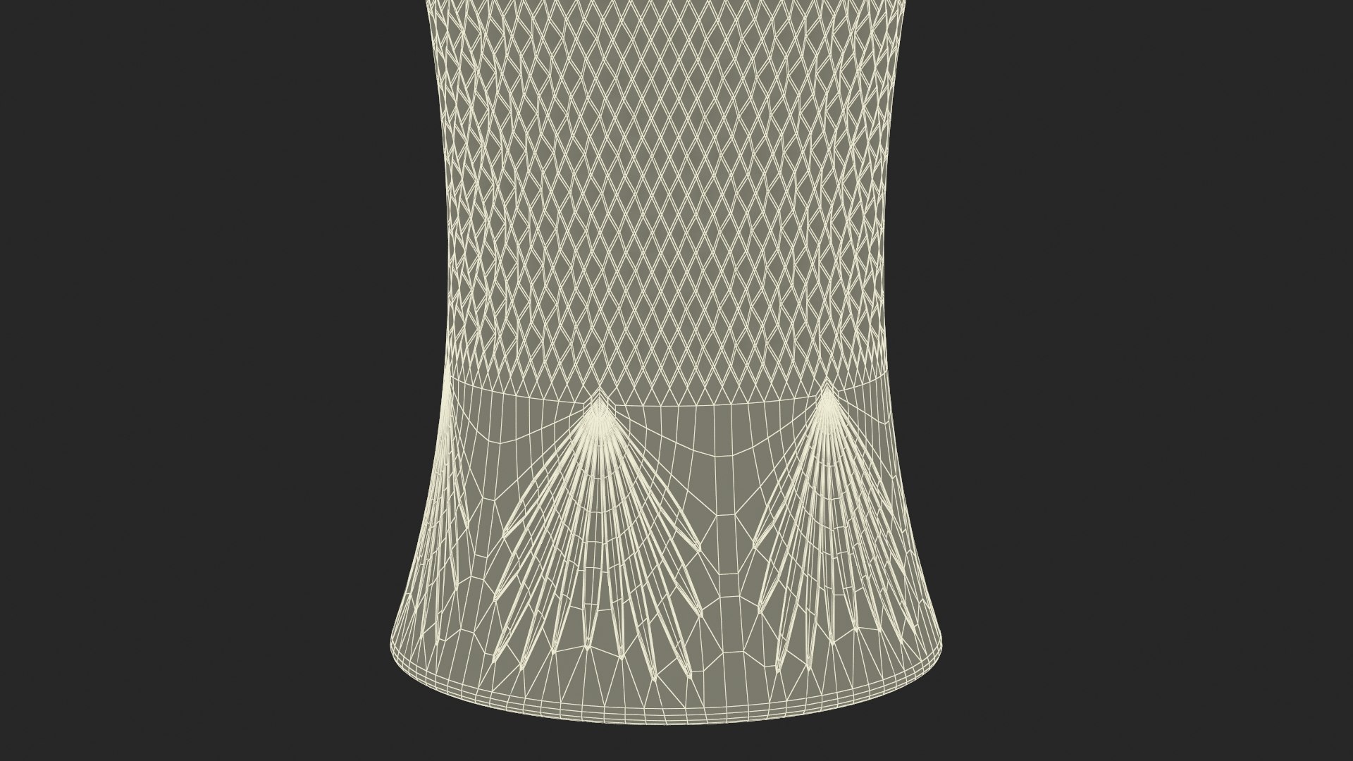3D Model Crystal Vase With Textured Design - TurboSquid 2199182