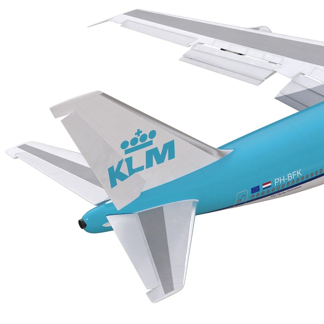 3d model boeing 747 200b klm