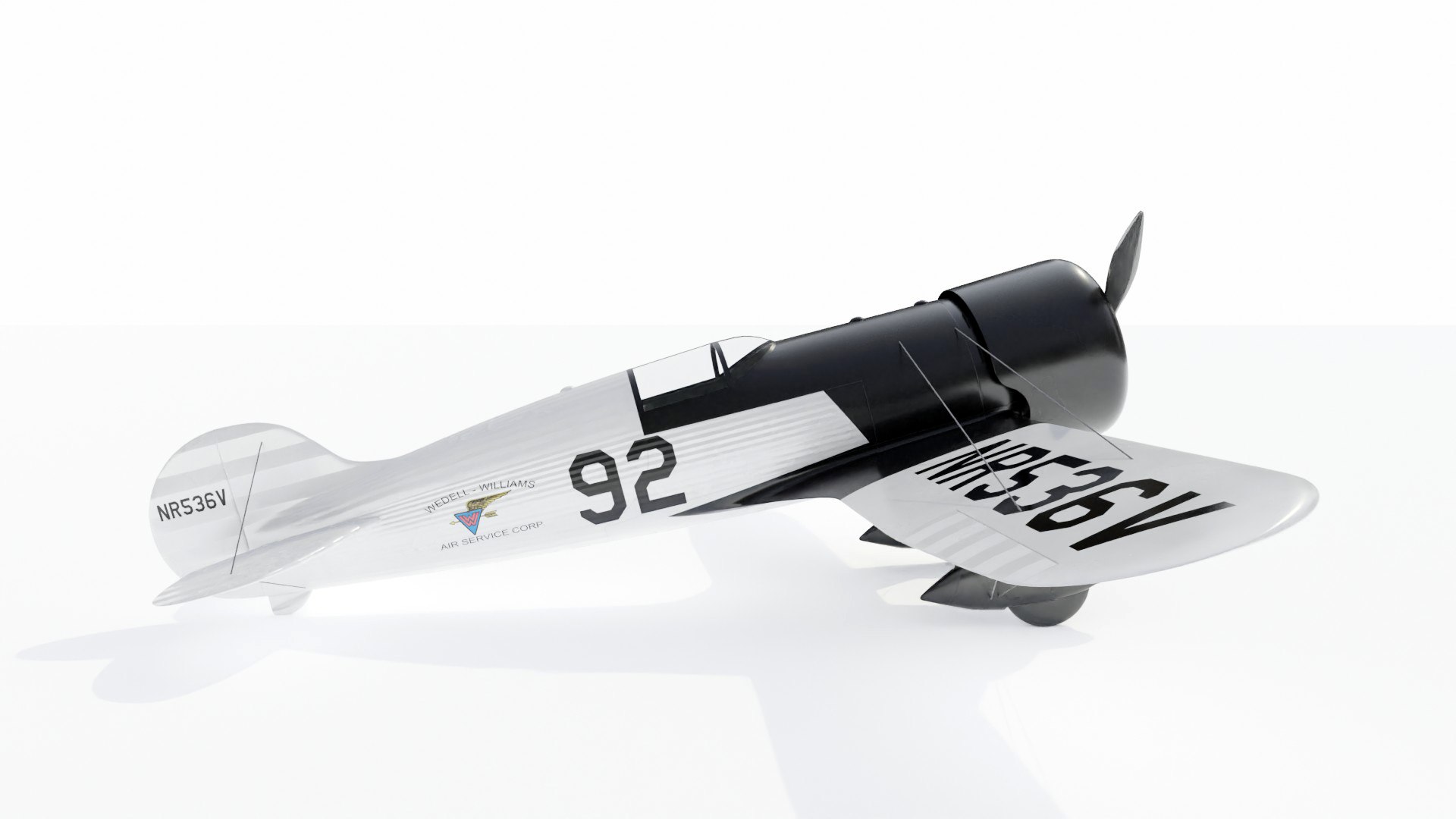 Wedell Williams Model 44 Number 92 3D - TurboSquid 2027036