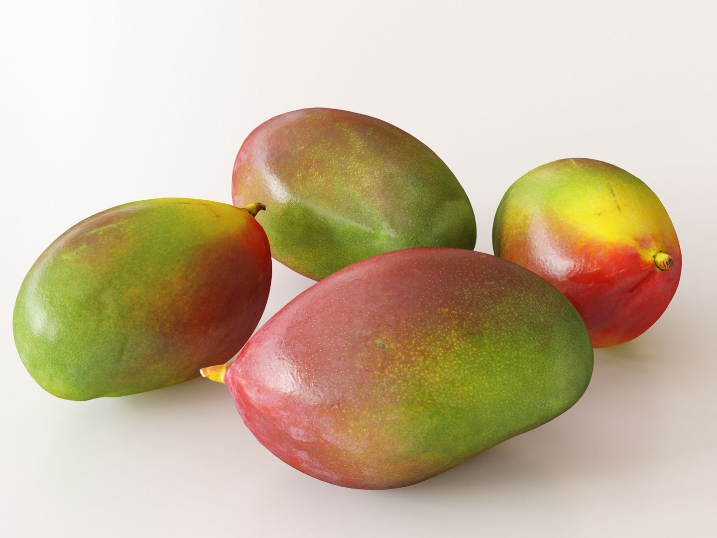 3D Model Set Mangoes - TurboSquid 1225916