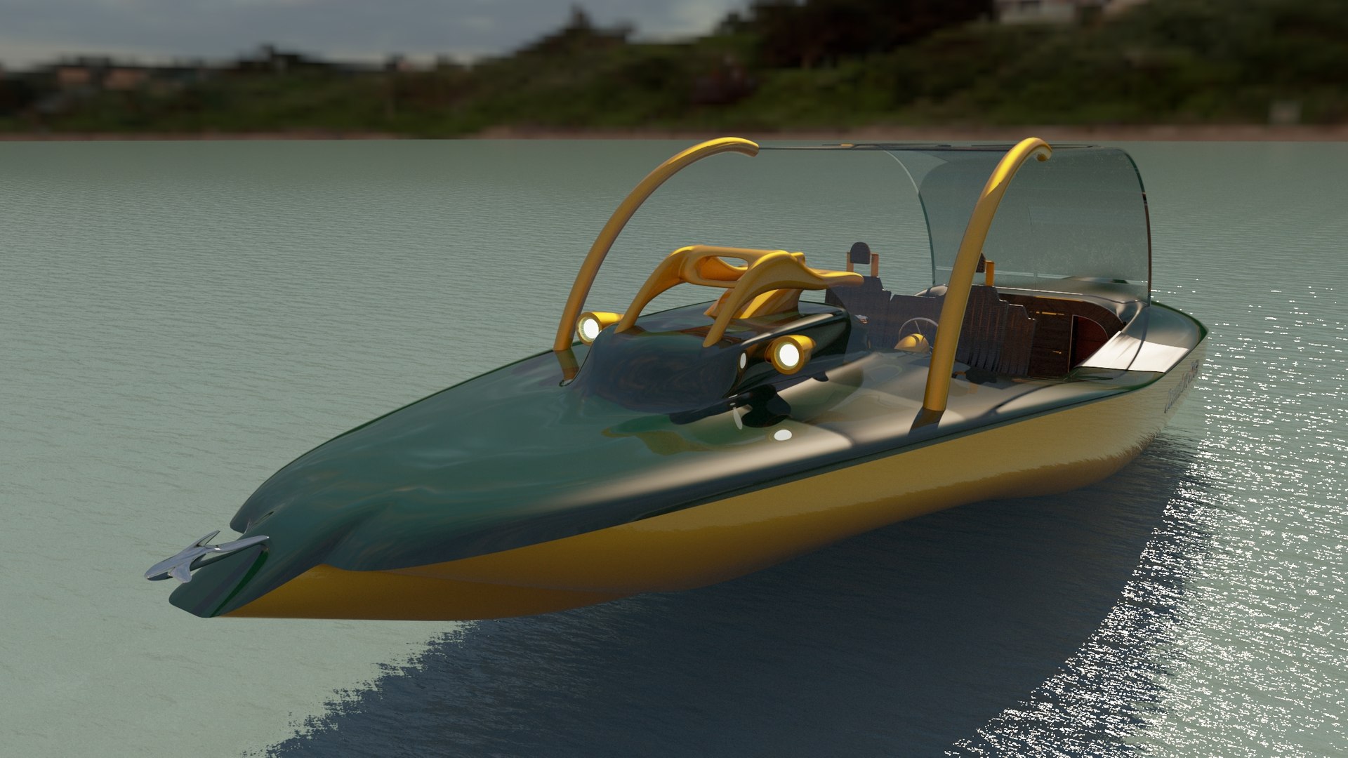 Electrically Speed Boat Model - TurboSquid 1606216