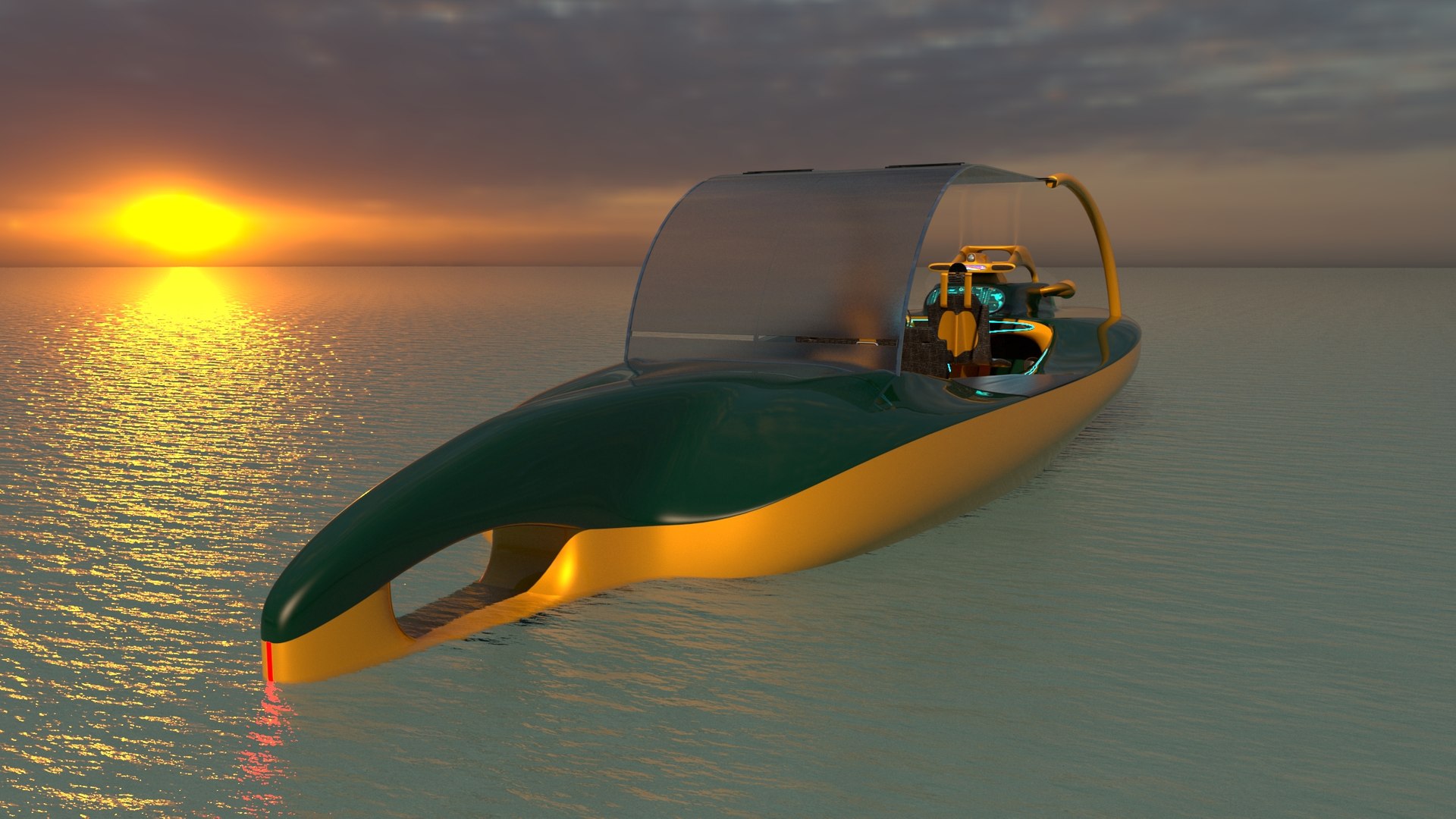 Electrically Speed Boat Model - TurboSquid 1606216