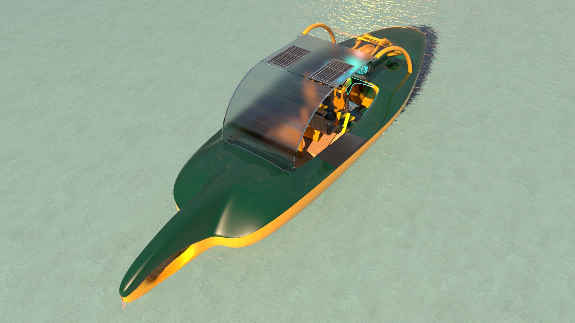 Electrically Speed Boat Model - TurboSquid 1606216
