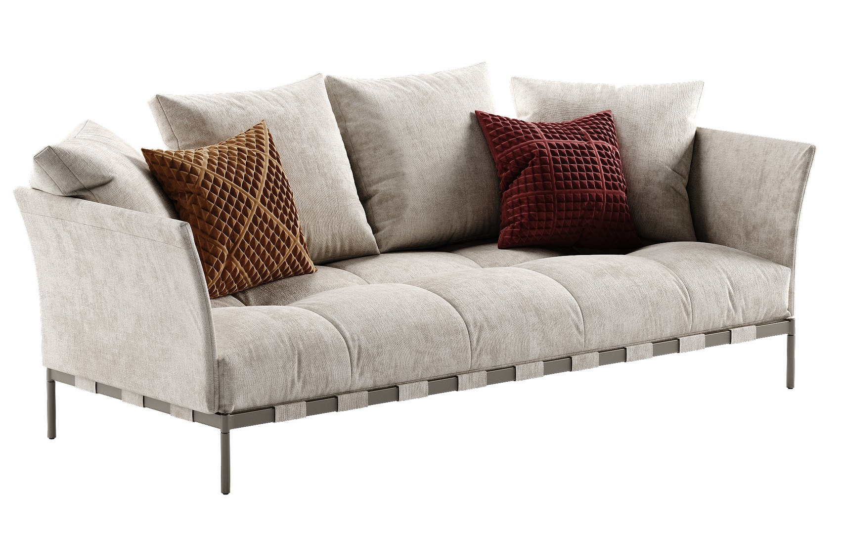 Pixel light sofa set 3D model - TurboSquid 1629639