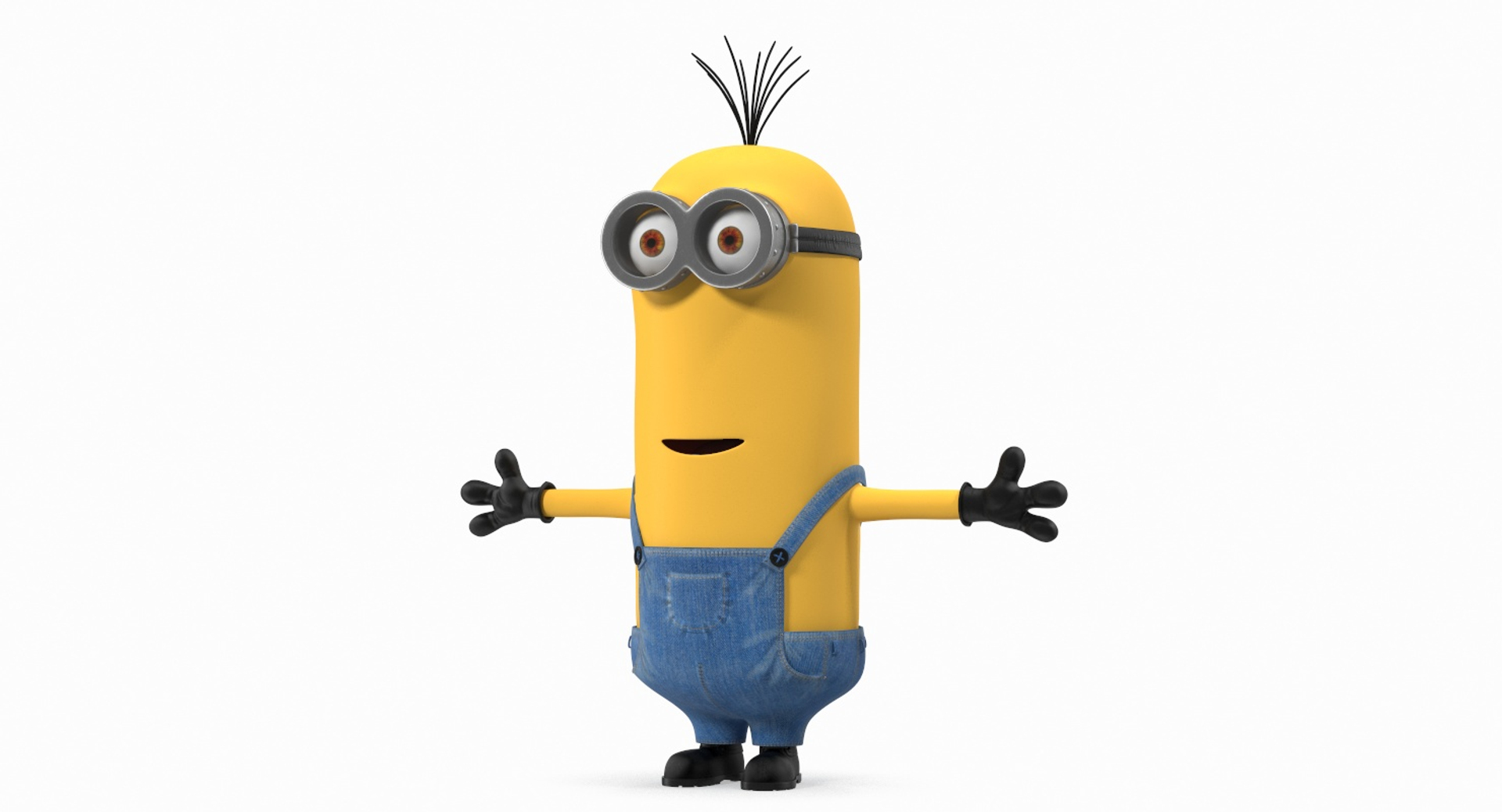 Tall Eyed Minion Rigged 3D Model - TurboSquid 1419292