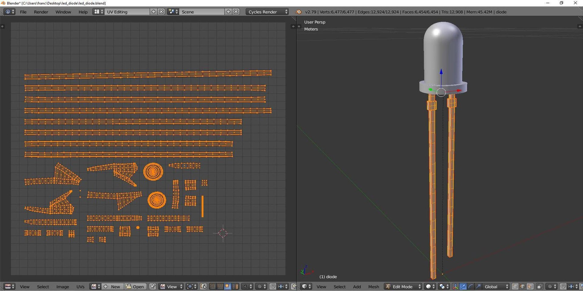 3D Model Led Diode - TurboSquid 1542569