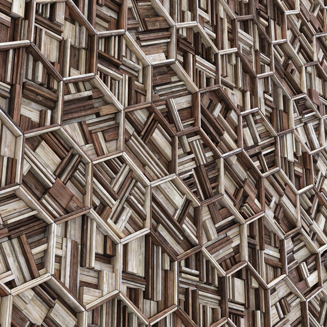 Rail wood panel 3D - TurboSquid 1688240