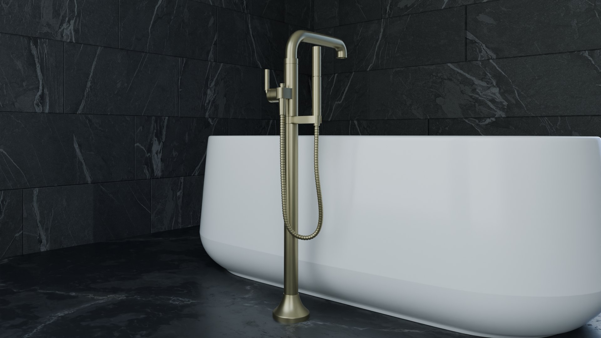 3D Kohler Tone Bath Faucet - TurboSquid 2282903