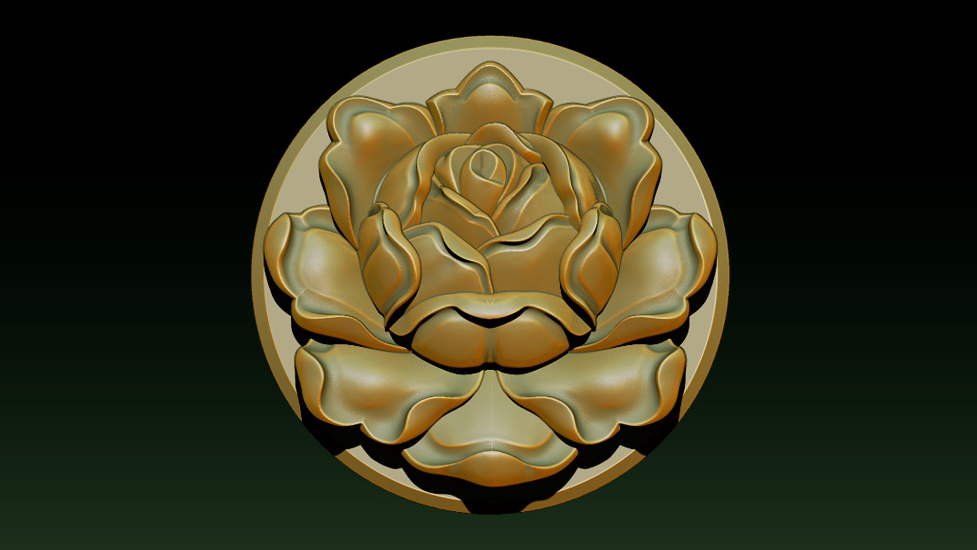 Rose Pendant A Bloom In Silver 3D Model - TurboSquid 2421991