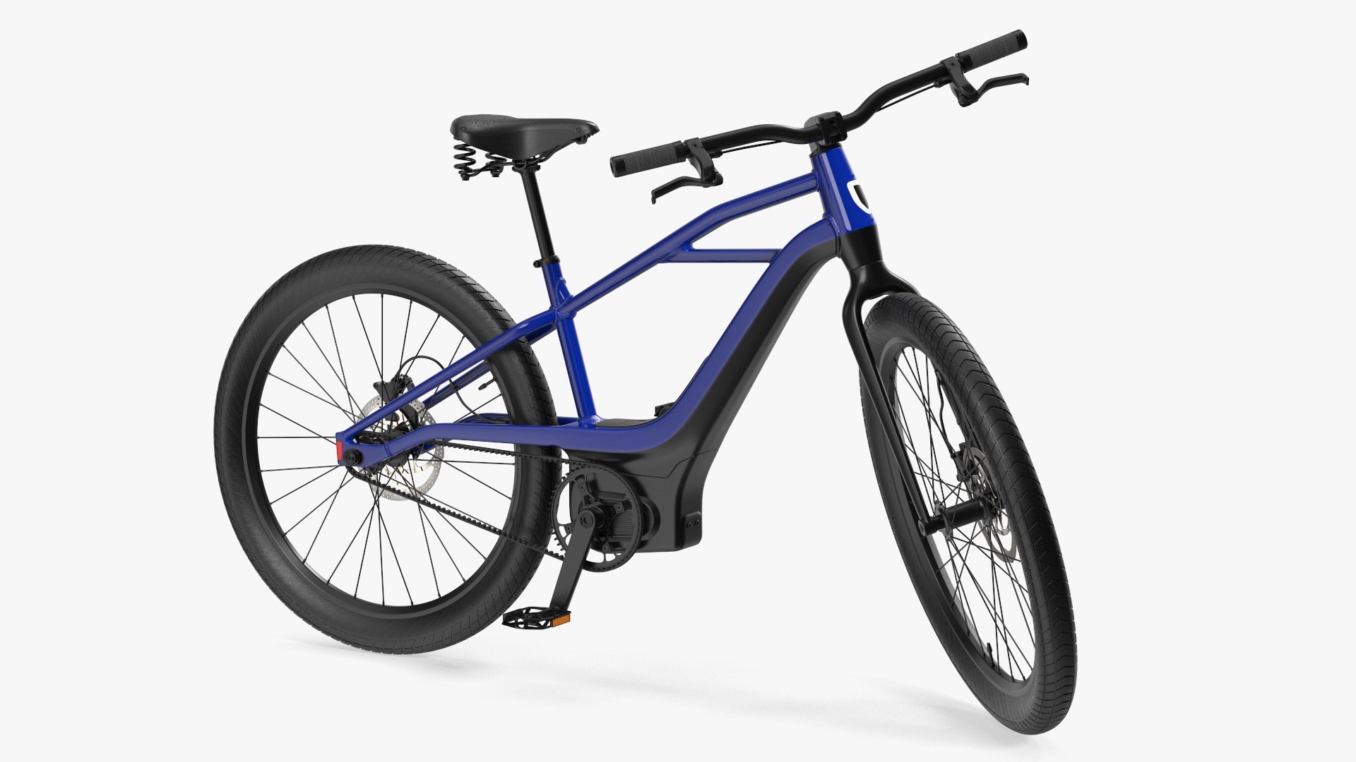 Modern Electric Bike Blue Rigged 3D Model - TurboSquid 2243486