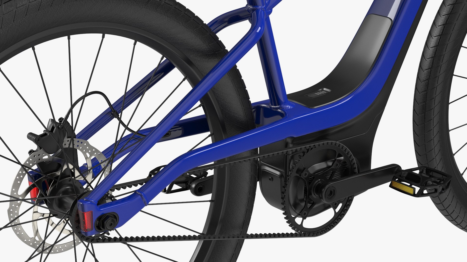Modern Electric Bike Blue Rigged 3D Model - TurboSquid 2243486